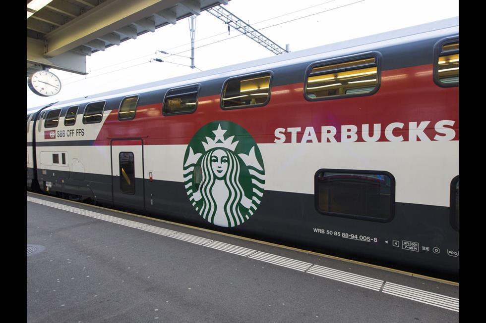 SBB launches Starbucks coffee coach | News | Railway Gazette International